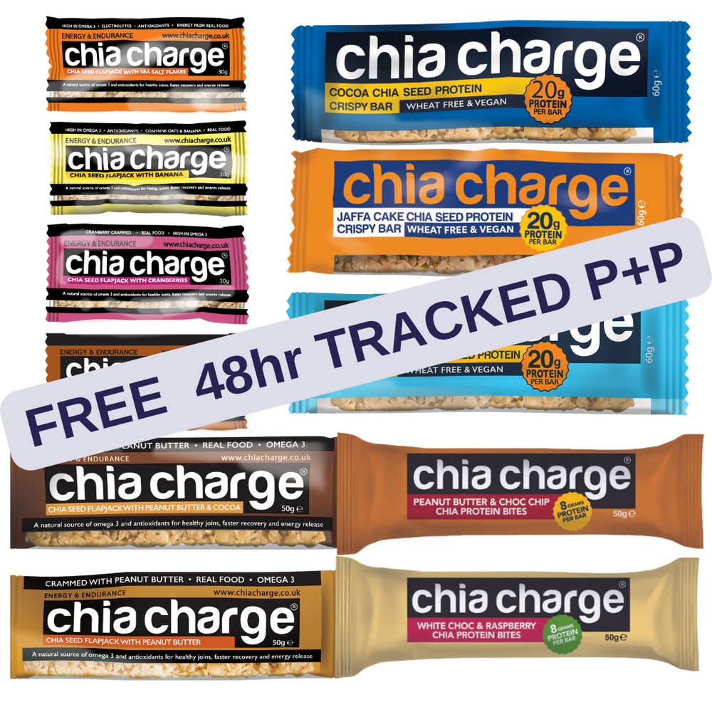 Mini Flapjack 30g (box of 20) - Chia Charge